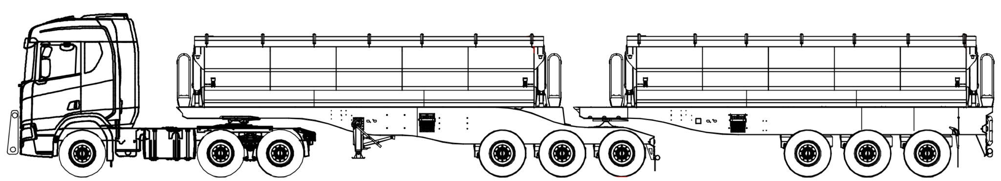 SA Truck Bodies Side Tipper - Link and Semi